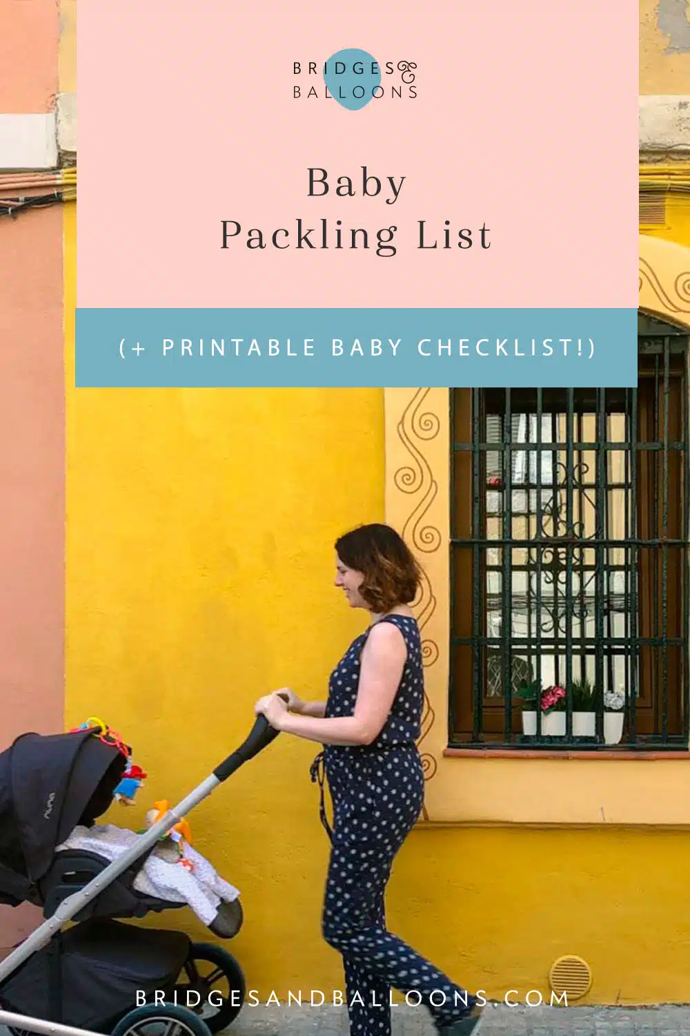 Baby packing list (+ printable baby checklist for travelling)